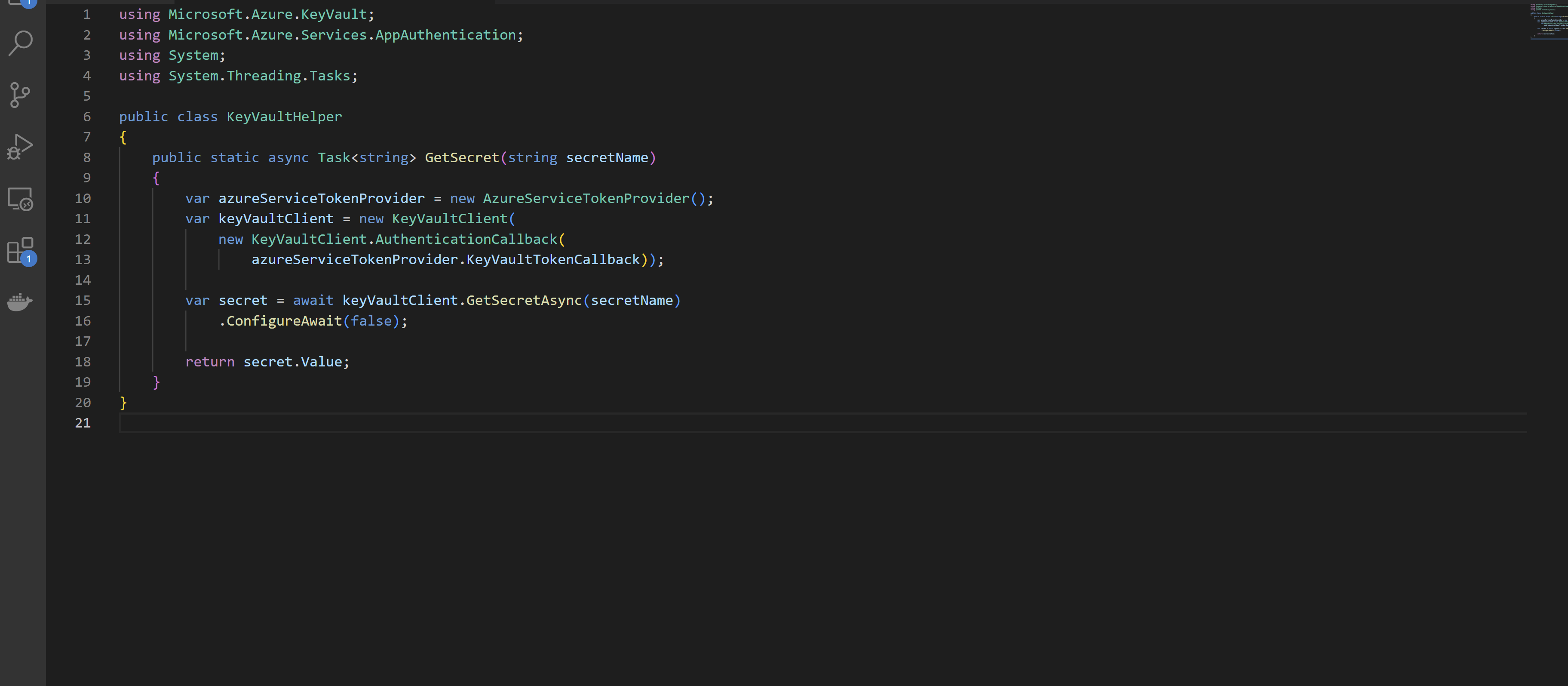 Fetch Azure Keyvault Secret From App Service Using Msi